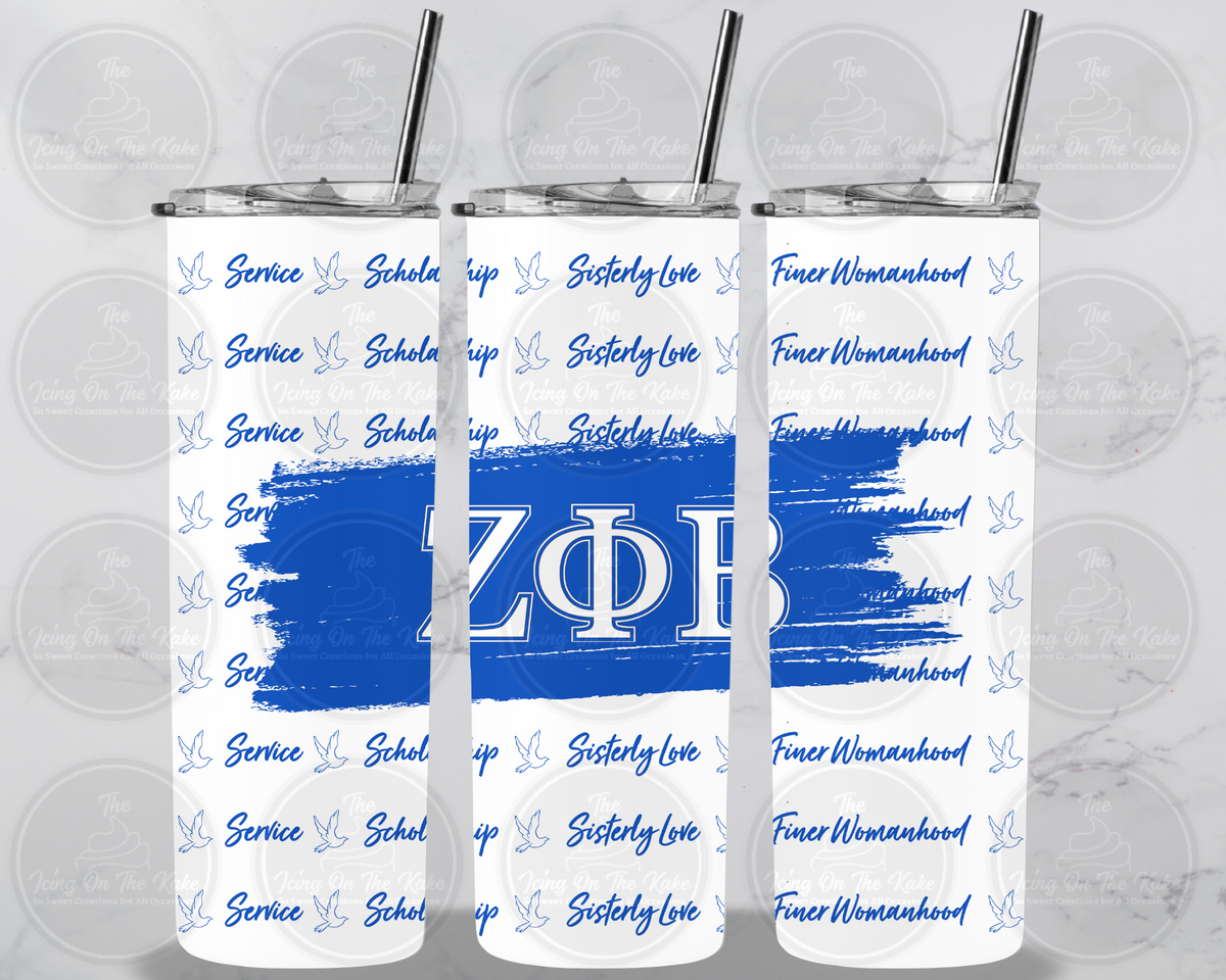 Zeta Phi Beta Principles Tumbler – Custom, Handmade, & Insulated – The ...
