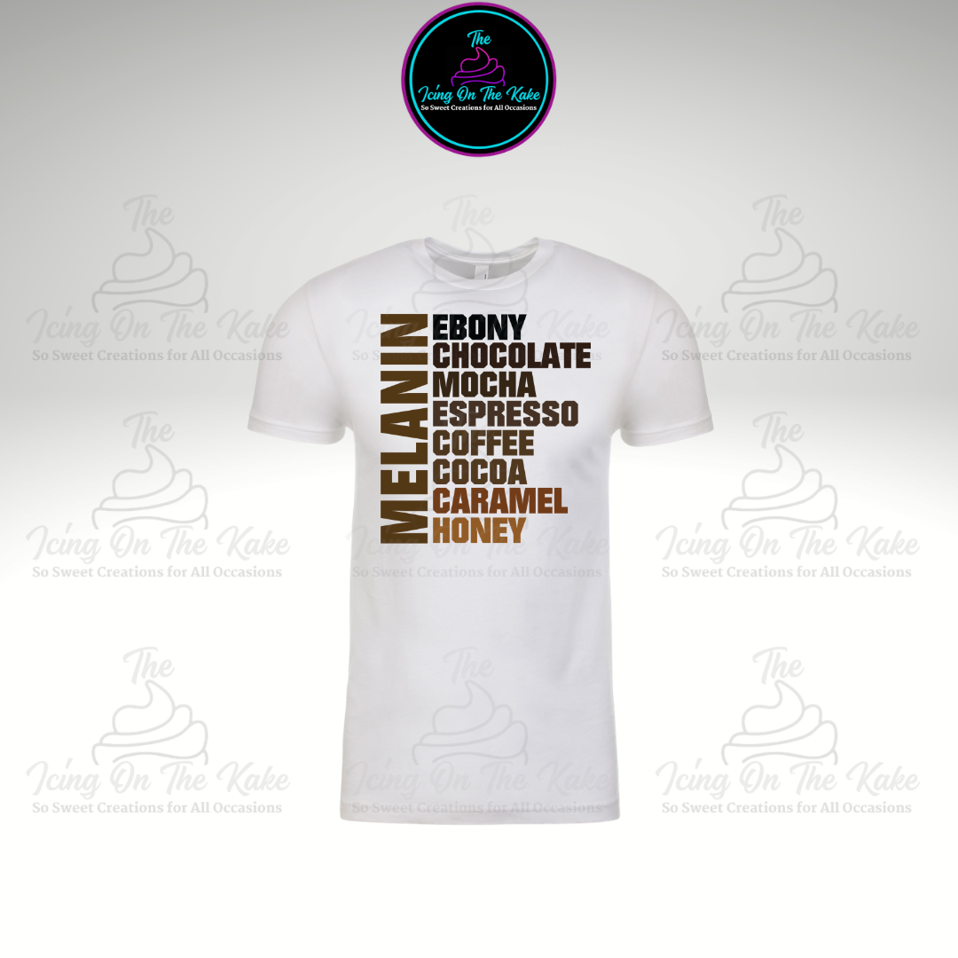 Melanin T-Shirt – The Icing On The Kake