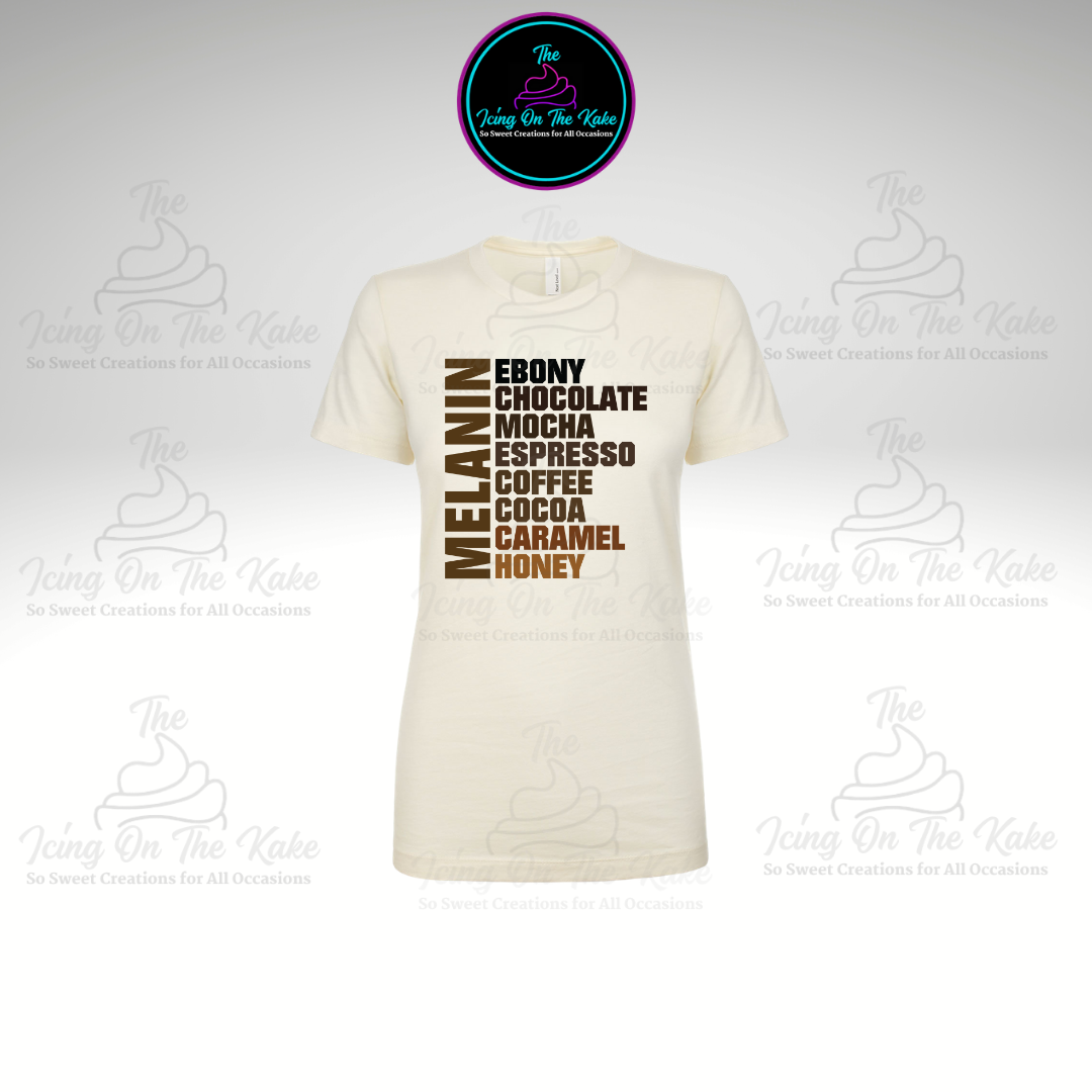 Melanin T-Shirt – The Icing On The Kake